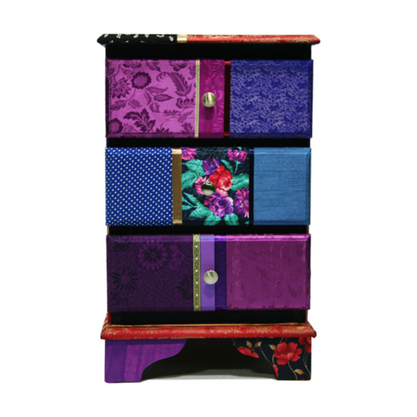 Purple/Blue Chest of Drawers – Cotton Creates